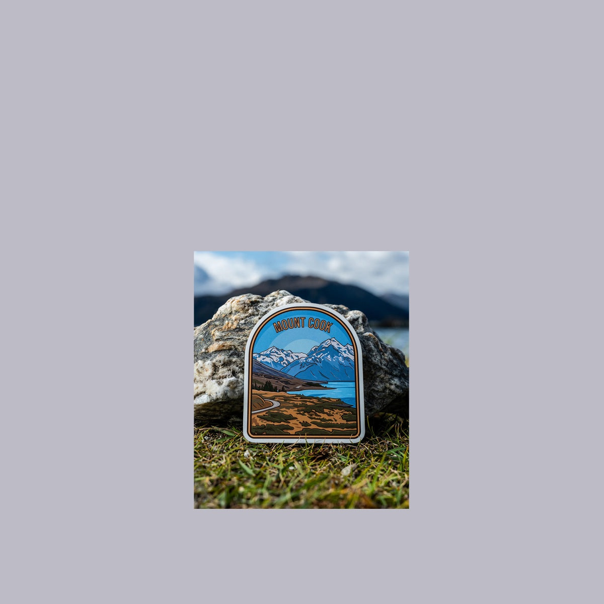 Hike Aotearoa | Sticker | Mount Cook – Replete Cafe & Store