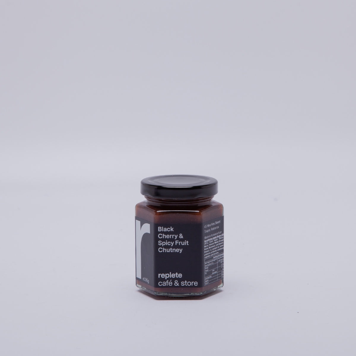 Replete | Black Cherry & Spicy Fruit Chutney | 220g – Replete Cafe & Store
