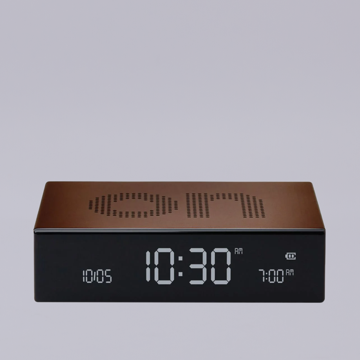 Lexon | Flip Premium | Reversible LCD Alarm Clock | Bronze – Replete ...